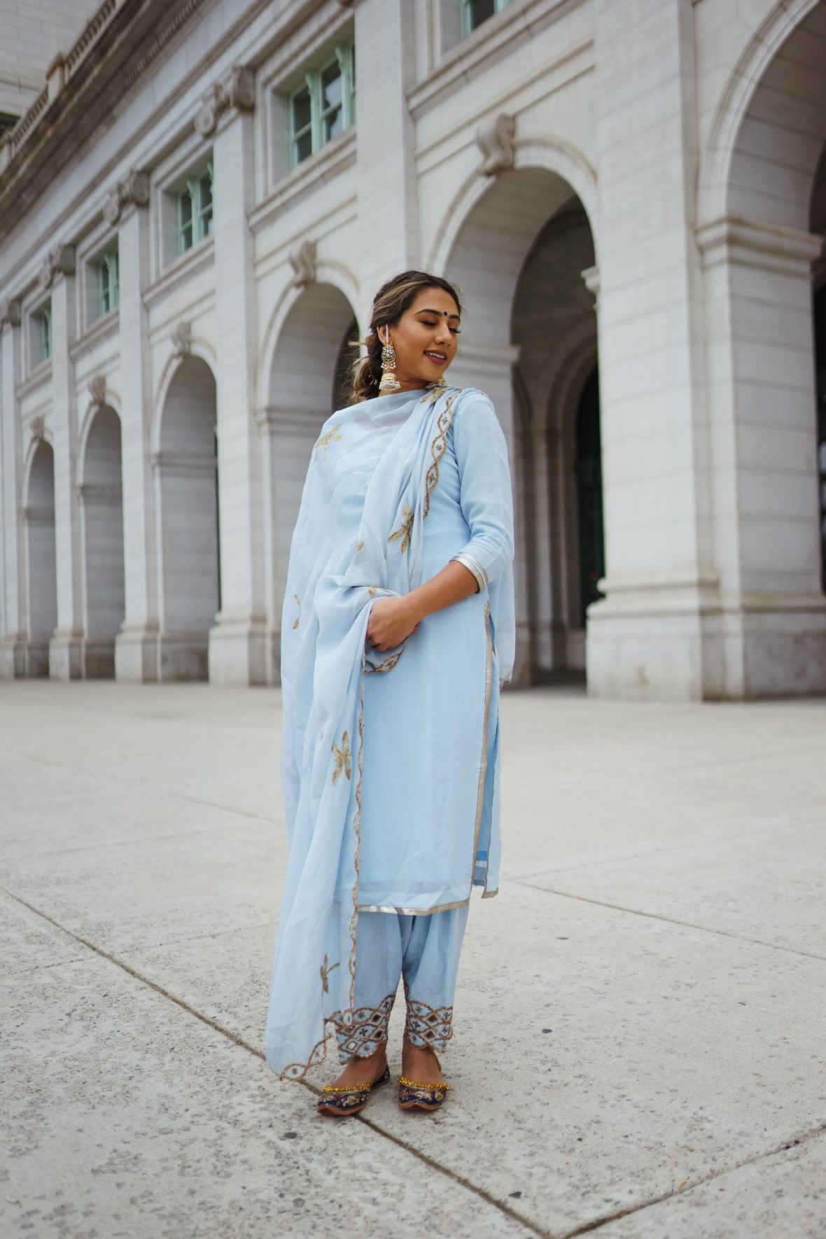 How To: Style a Pastel Blue Suit ft. Parinaaz - The Pink Patola